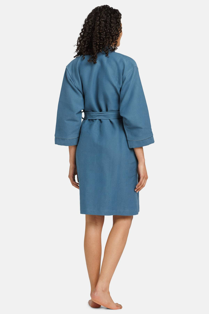 Women's Robes | Modal-Cotton Kimono Style Spa Robe | Fishers Finery